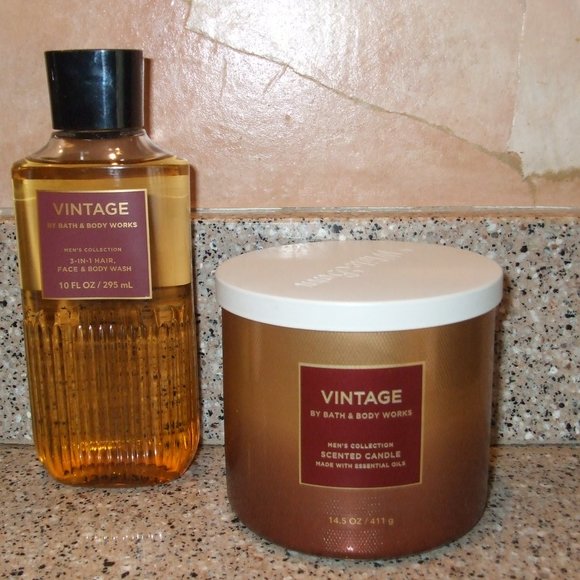 Bath & Body Works | Grooming | Bath And Body Mens Vintage Body Wash And ...